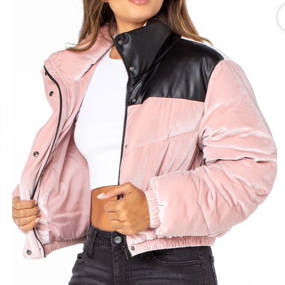 Celebrity Pink | Jackets & Coats | Celebrity Pink Crushed Pink Velvet ...